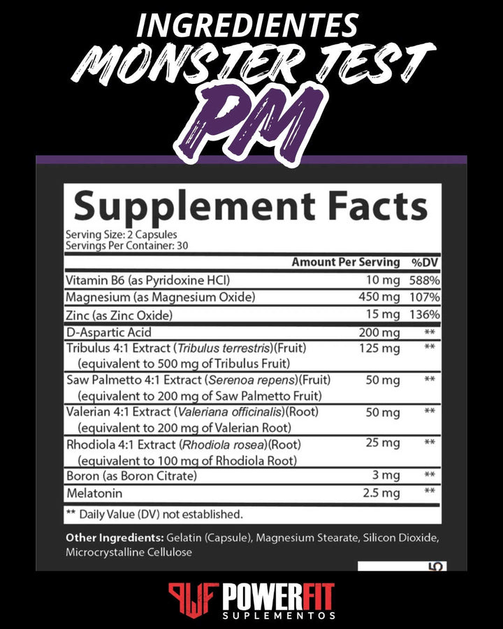 Monster Test - Potenciadores de Testosterona